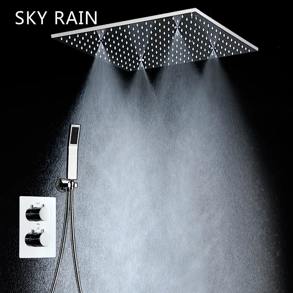 SKY-RAIN-Concealed-Ceiling-Mounted-Bathroom-Rainfall-Mist-Spray-Shower ...