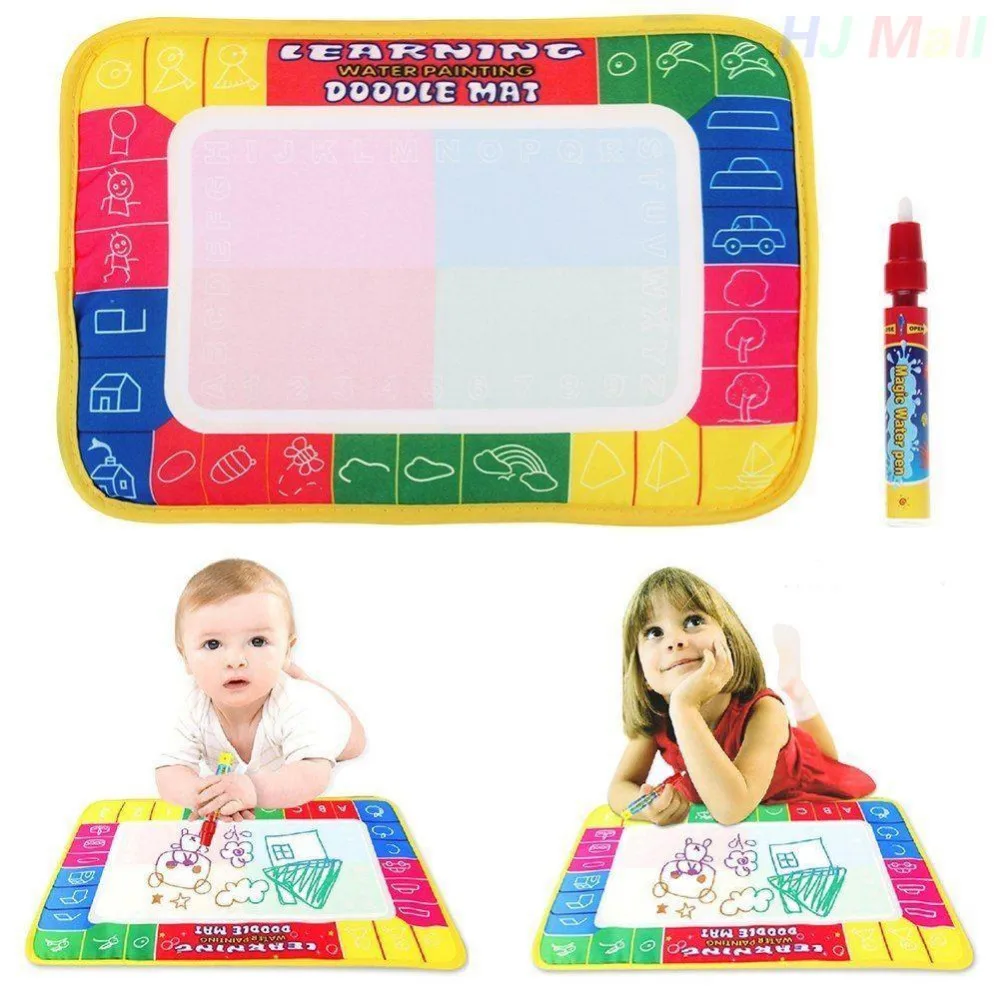 Kids-Drawing-Toys-Colorful-Water-Drawing-Mat-Magic-Water-Pen-Drawing ...