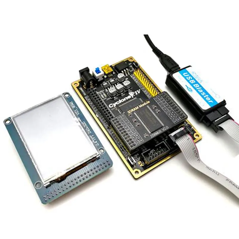 Kit Placa de Desenvolvimento FPGA Altera CICLONE IV EP4CE Board + 2.4 ...