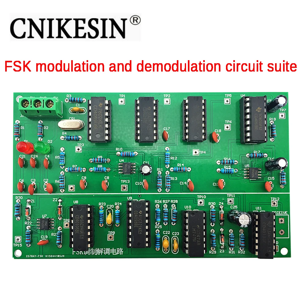 CNIKESIN-Diy-kit-FSK-Modulation-and-Demodulation-Circuit-Kit-Mid-level ...