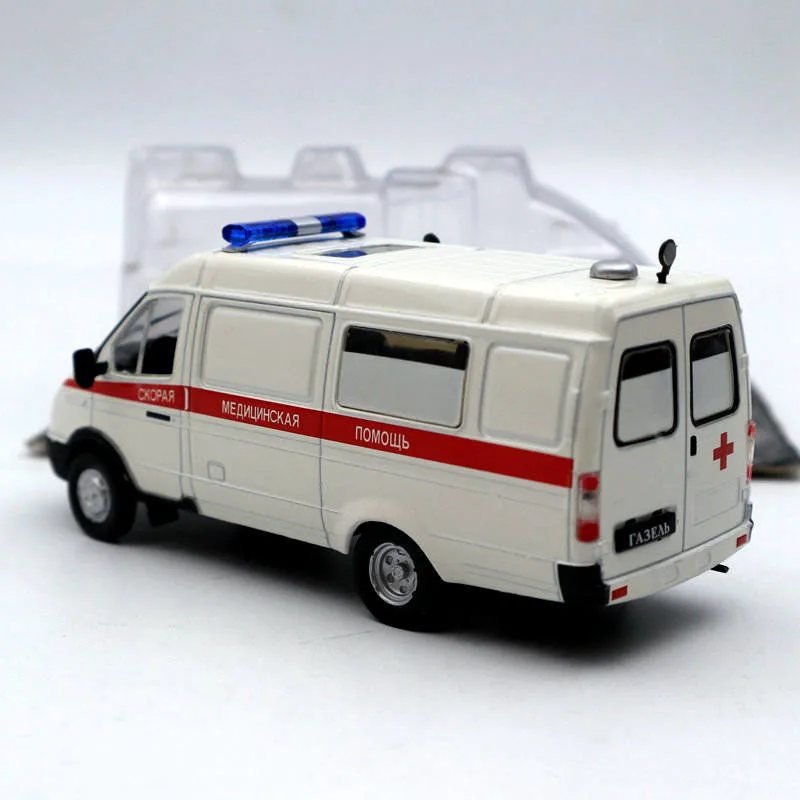 DeAgostini 1:43 Россия Газель скорая помощь автомобиль#11 GAZ-32214 ...