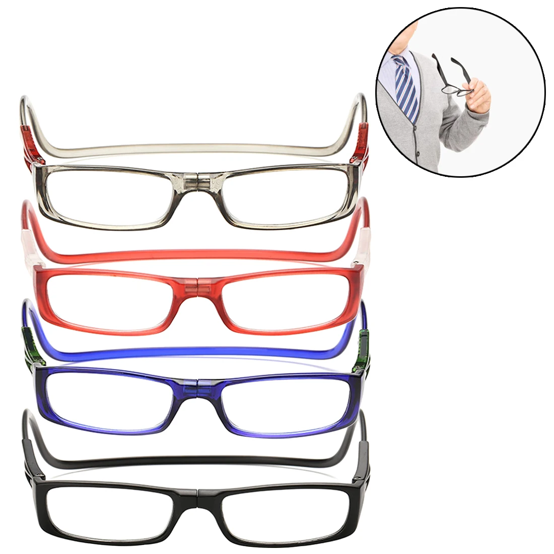 Lightweight Glasses Reading Magnifying Glass Unisex Eyewear 