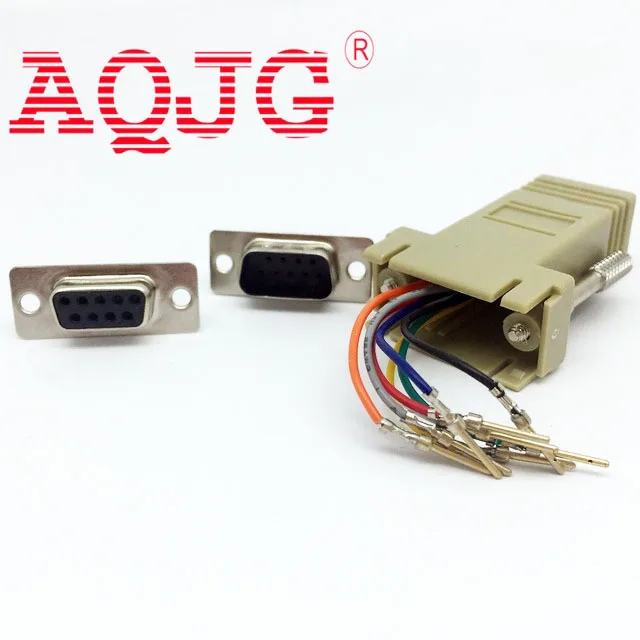 High Quality Db9 Female To Rj45 Female Db9 To Rj45 Adapter Connector ...