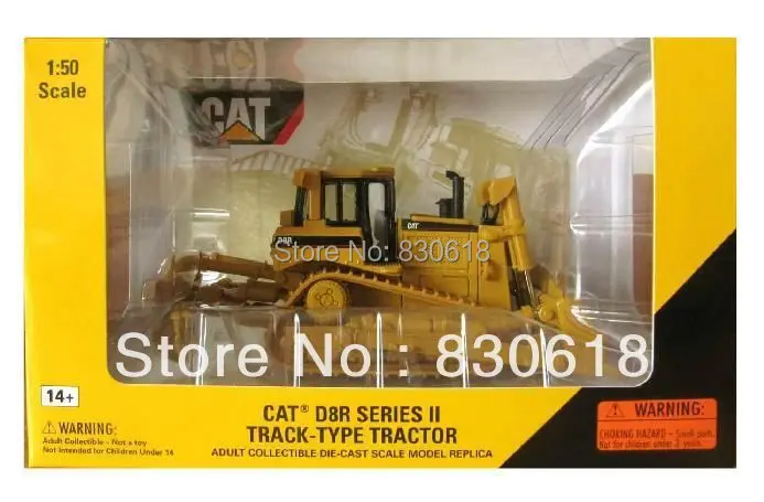 Norscot 1:50 scale diecast Caterpillar CAT D8R Tractor metal model ...