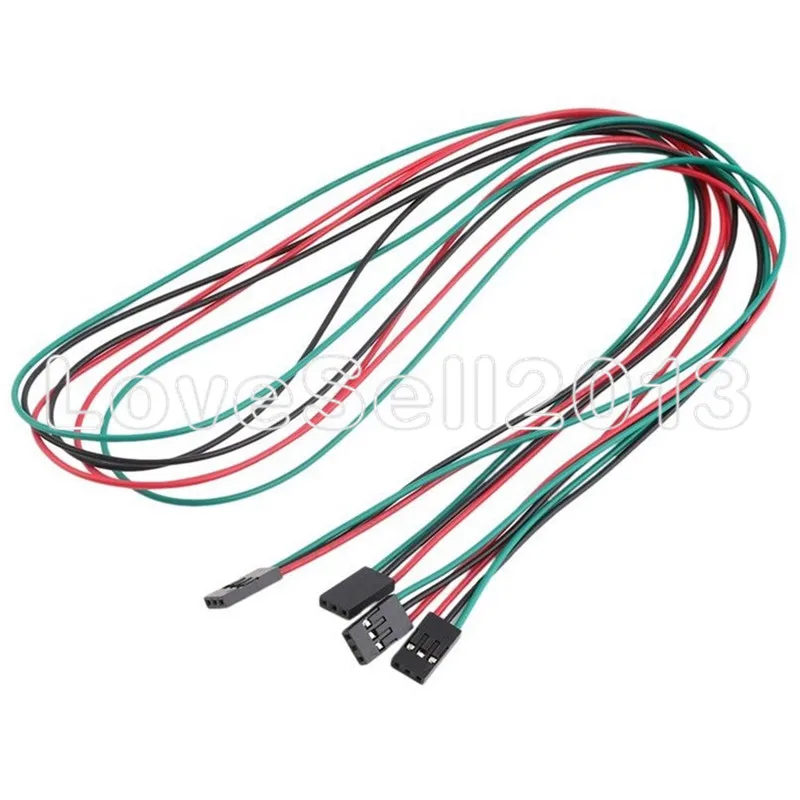 Juego de cables de 3 pines para impresora 3D, Cable de puente hembra ...