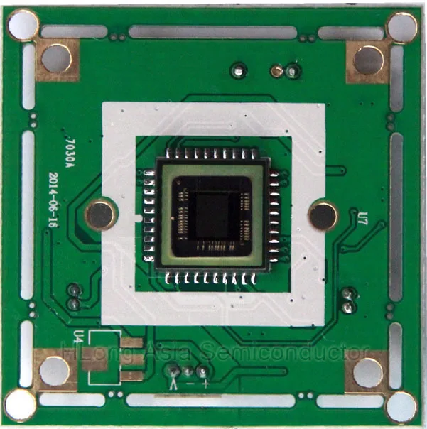 600TVL 1/4" CMOS image sensor board Pixelplus PC7030 CCTV board camera ...
