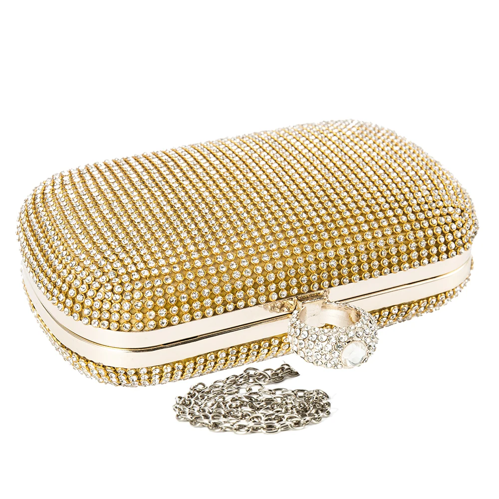 Вечерняя сумочка клатч украшенная бриллиантами вечерняя сумка с