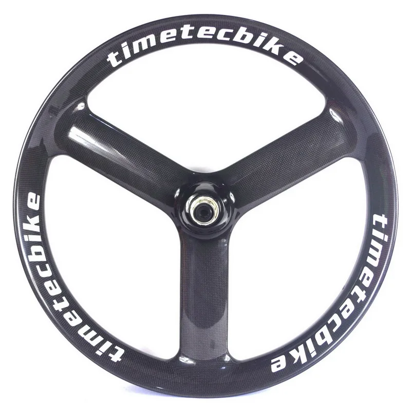 26er Tri Spoke Fat Bike Carbon Wheels 3 Spoke Fatbike Carbon Wheelset 90mm Width Tubeless Fat