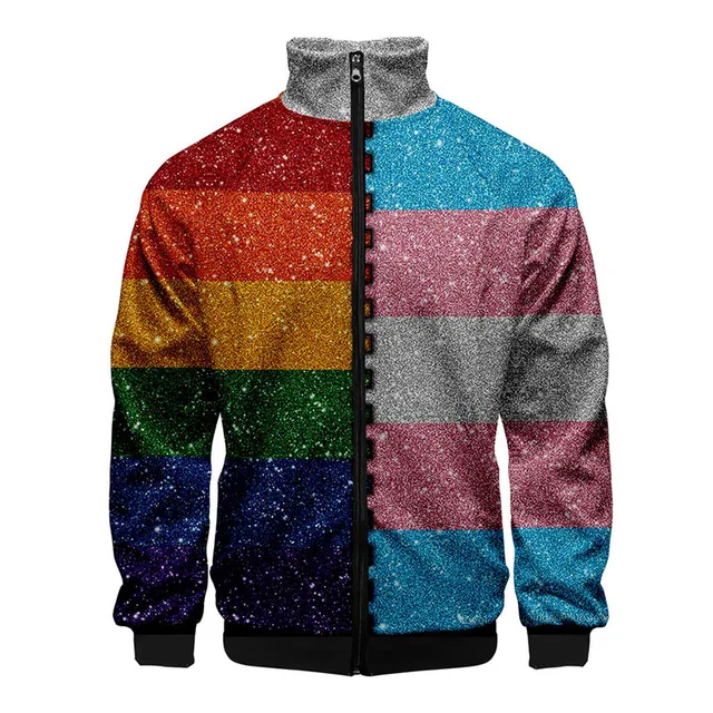 LGBT Pride Stand Collar Jacket (Various Designs) - Queerks™
