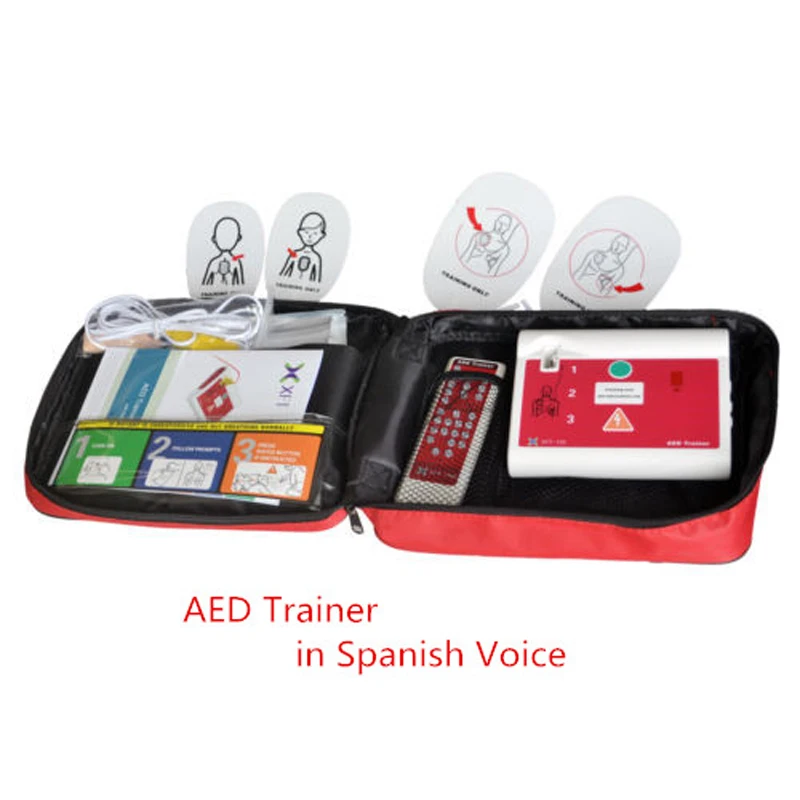 1set AED Trainer First Aid Teaching Training Machine CPR School Rescue ...