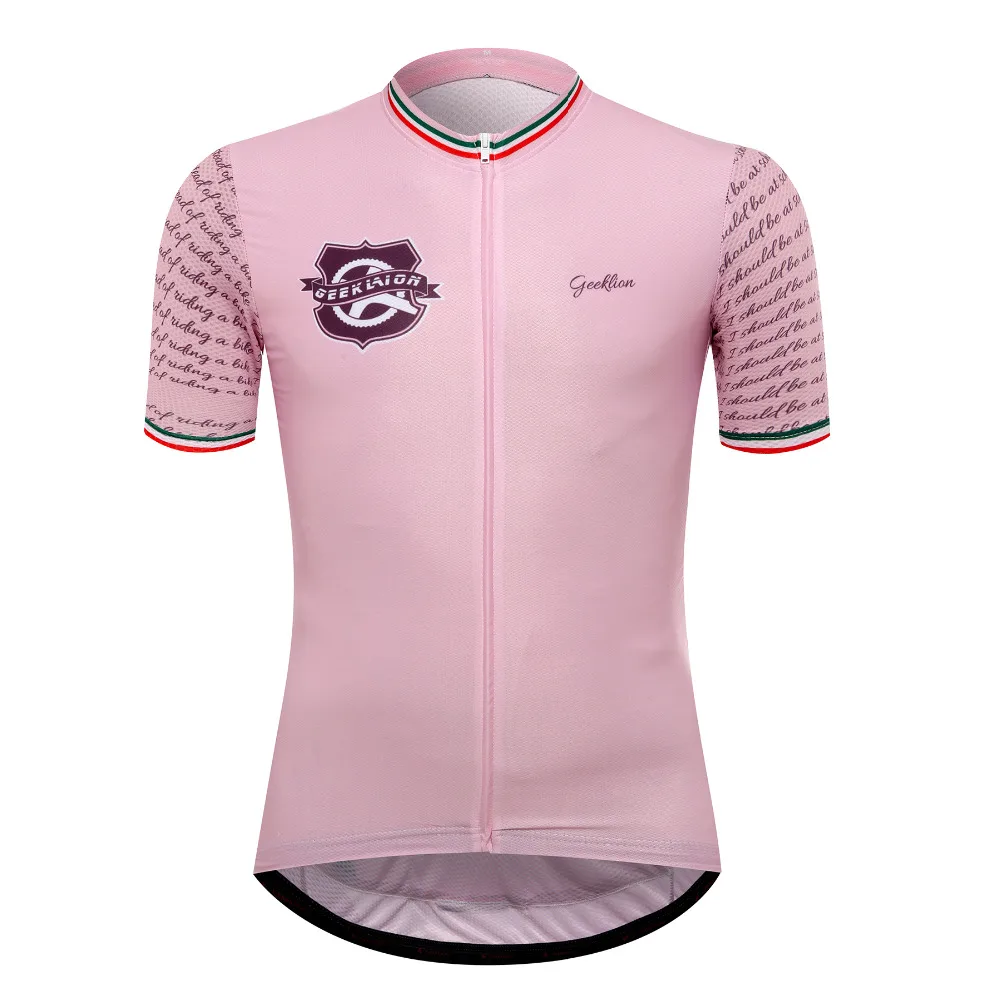 Geeklion 2017 Pink Pro Maillot Mtb Bicycle Clothes Anti-sweat Summer ...