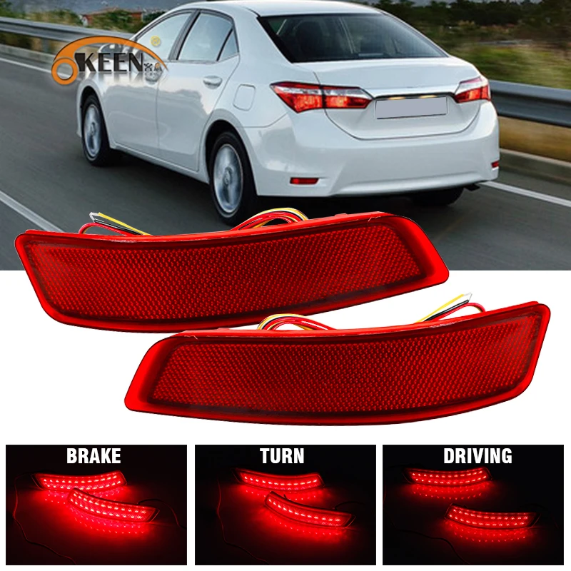 OKEEN-2pcs-Tail-lights-For-Toyota-Corolla-2014-2015-2016-Led-Rear ...