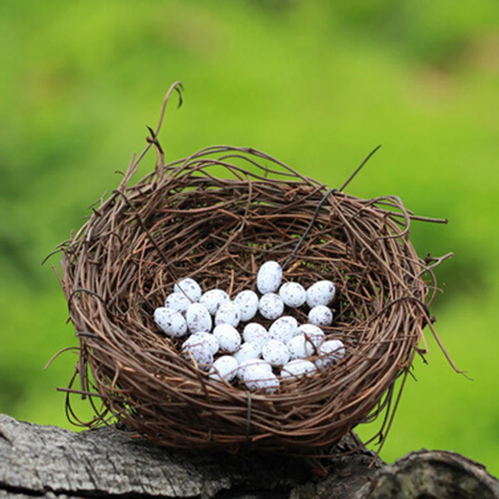 Art & Collectibles Miniature Bird And Nest Set Style #03 Birds Nest ...