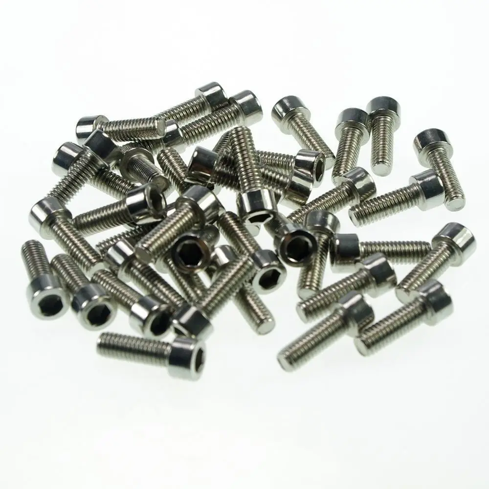 25PCS Metric Thread M8*25mm Stainless Steel Hex Socket Bolt Screws M8 x ...