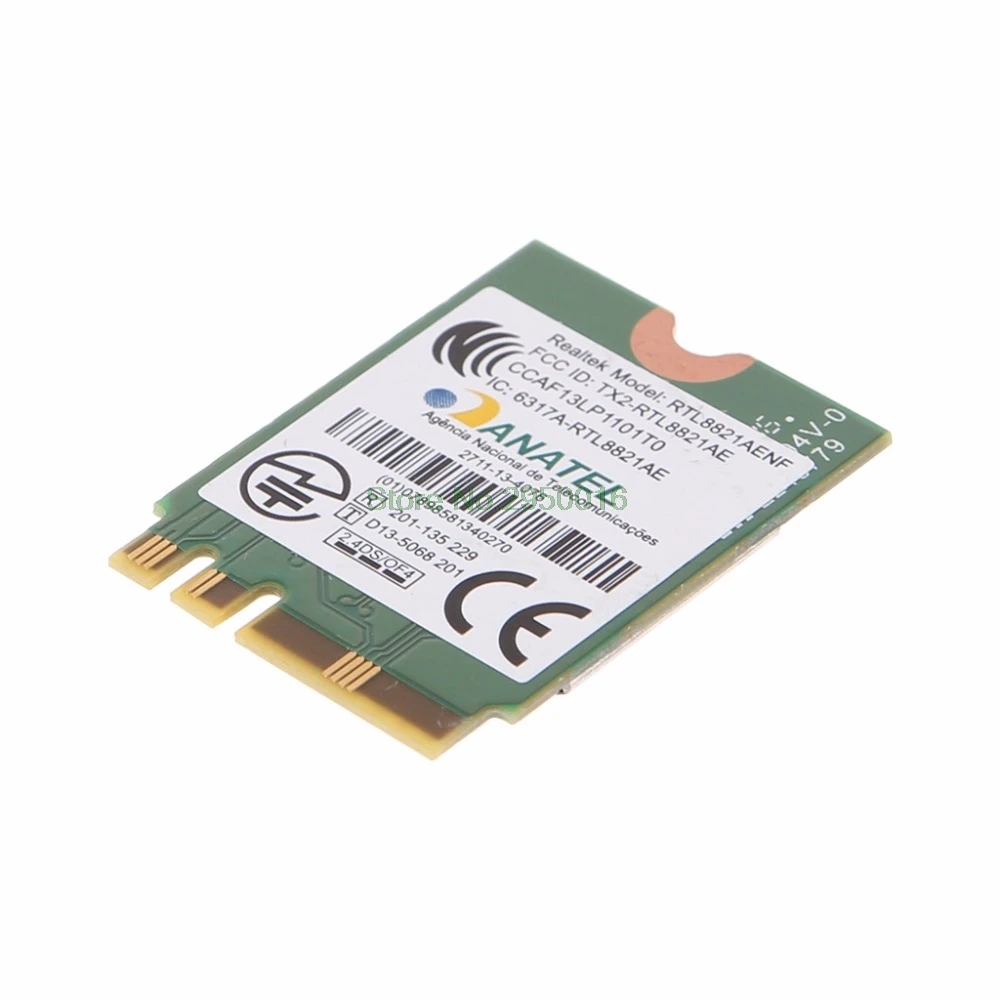Cartes réseau,Carte Combo sans fil Realtek RTL8821AE C26, Bluetooth V4 ...