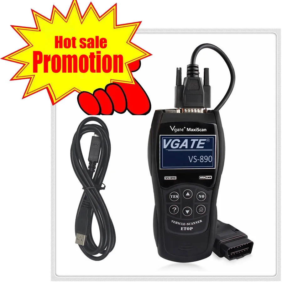 Herramienta de diagnóstico automotriz VGATE Maxiscan VS890, autoescáner ...