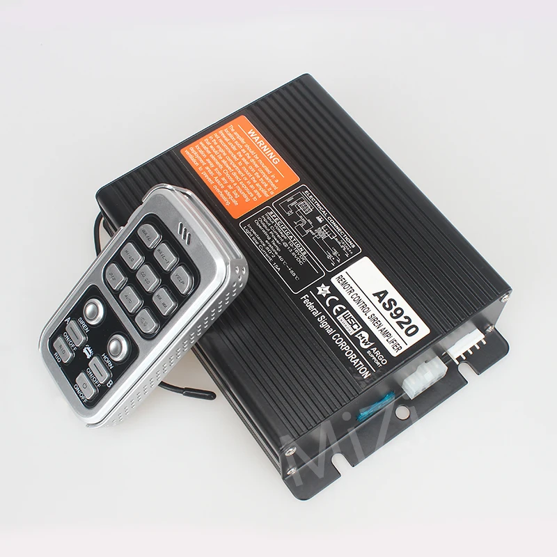 Dc12v Wireless Remote Control 200w Car Alarm Siren Amplifier 20 Tones 2 ...