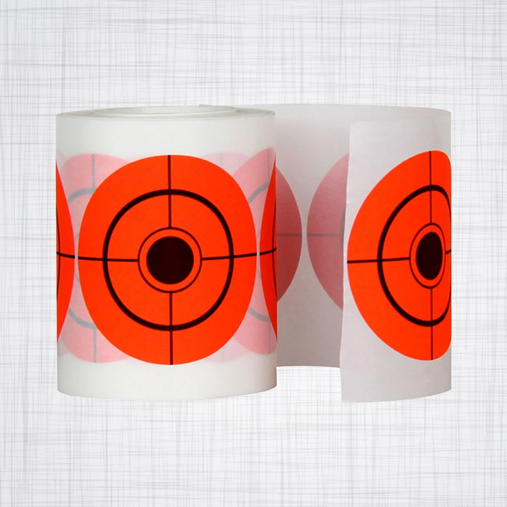 250Pcs 7.5 Diameter Adhesive Shooting Target Round Splatter Sticker ...