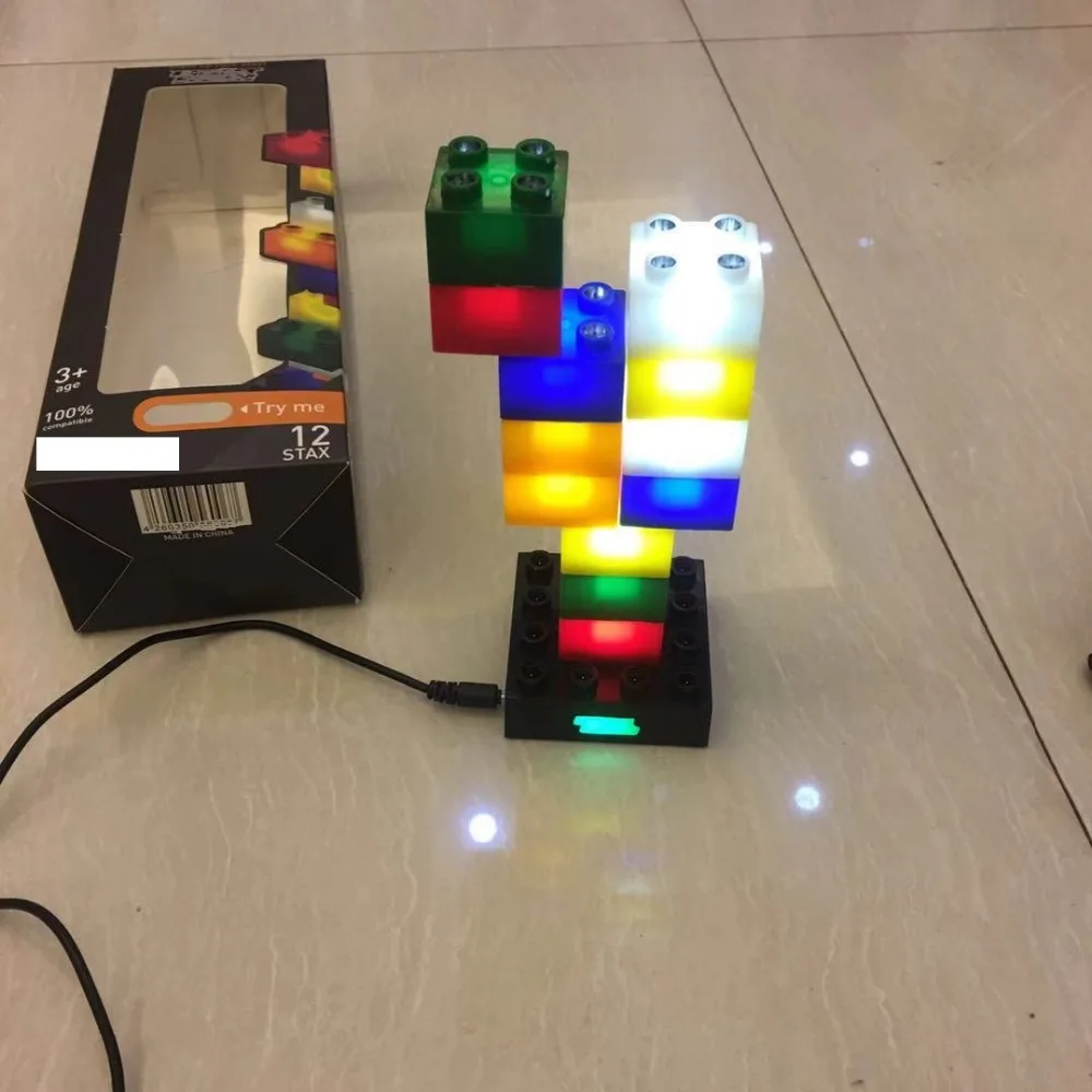 Dropshipping Light Stax LED Light Up Building Blocks Starter DIY Fun ...