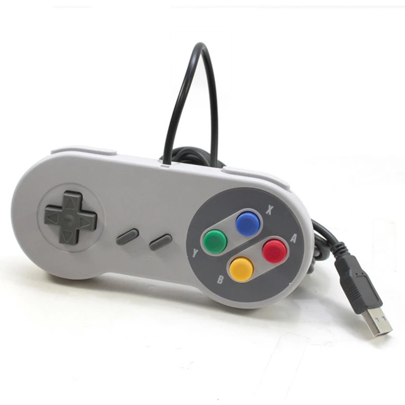 Retro Super Gamepad For Nintendo Snes Usb Controller For Pc For Mac ...