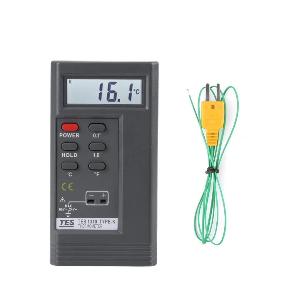 Tes 1310 Digital Thermometer Temperature Reader Sensor Tester Meter