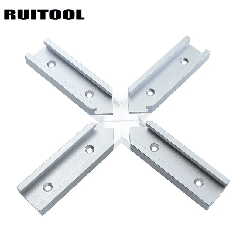4-Pcs-Aluminum-T-track-Intersection-Connecting-Parts-Kit-Miter-Jig ...
