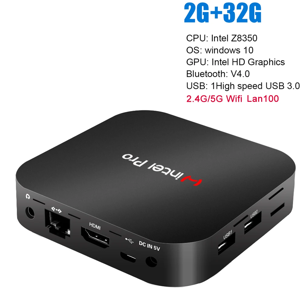 T8 pro mini pc windows 10 bolso computador mini fanless licenciado 4gb ...