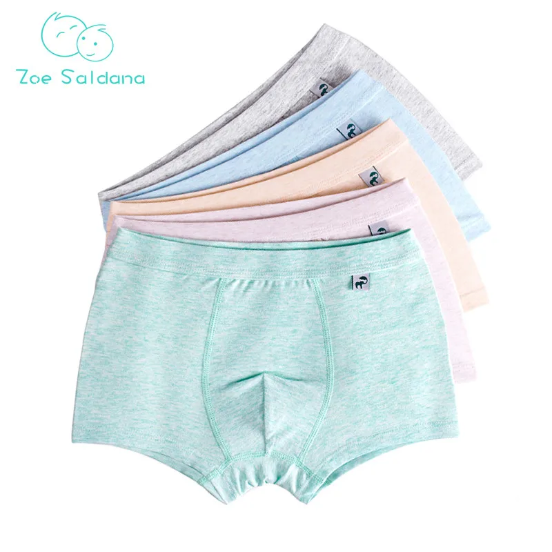 Ropa interior Niño de nuevo 6 unids/lote sólido cómodo boxeador ...