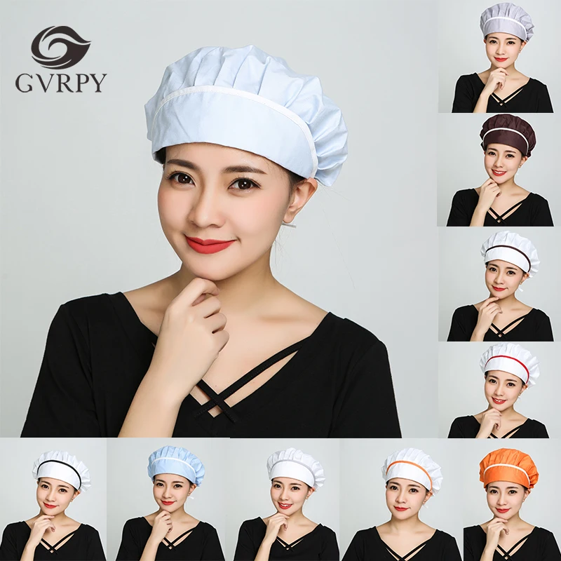 11 Color Cotton Breathable Adjustable Chef Hat Family Kitchen Meal ...