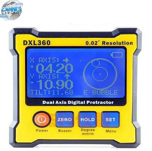 Digital Protractor level Inclinometer Measuring Angle ruler Elevation ...