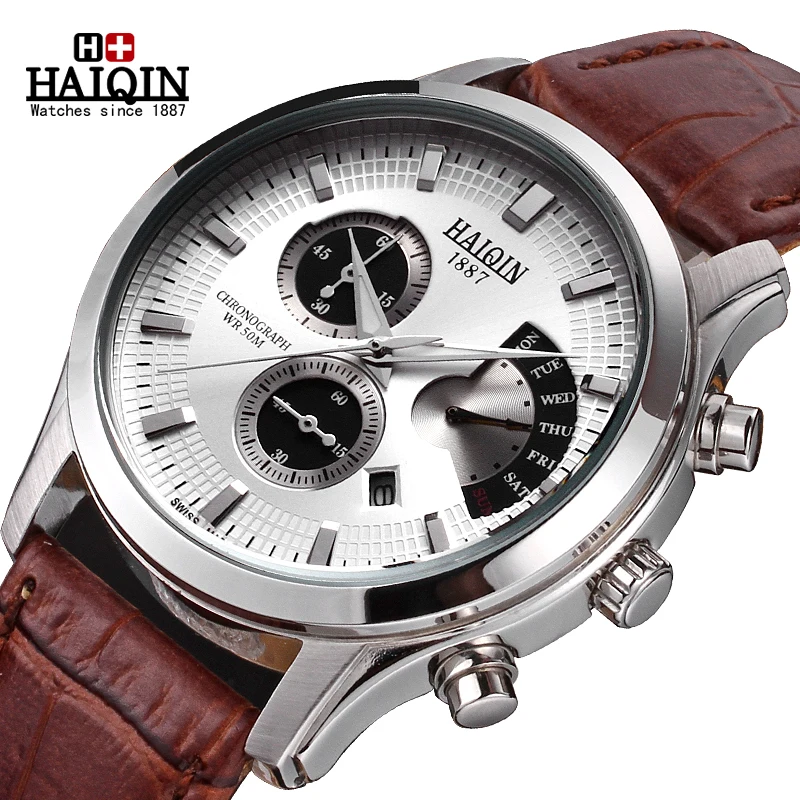 HAIQIN 2016 relogio masculino Fashion Business Men Luxury Brand Quartz ...
