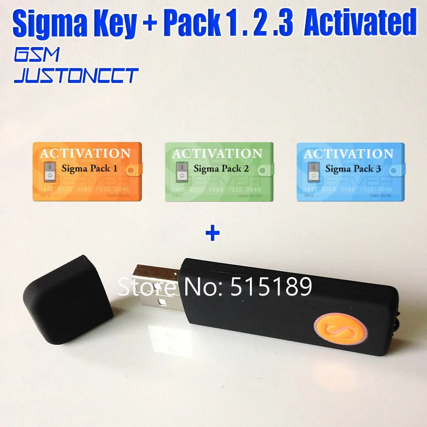 The latest version Sigma key Dongle with pack1 + Pack2 + Pack3 ...