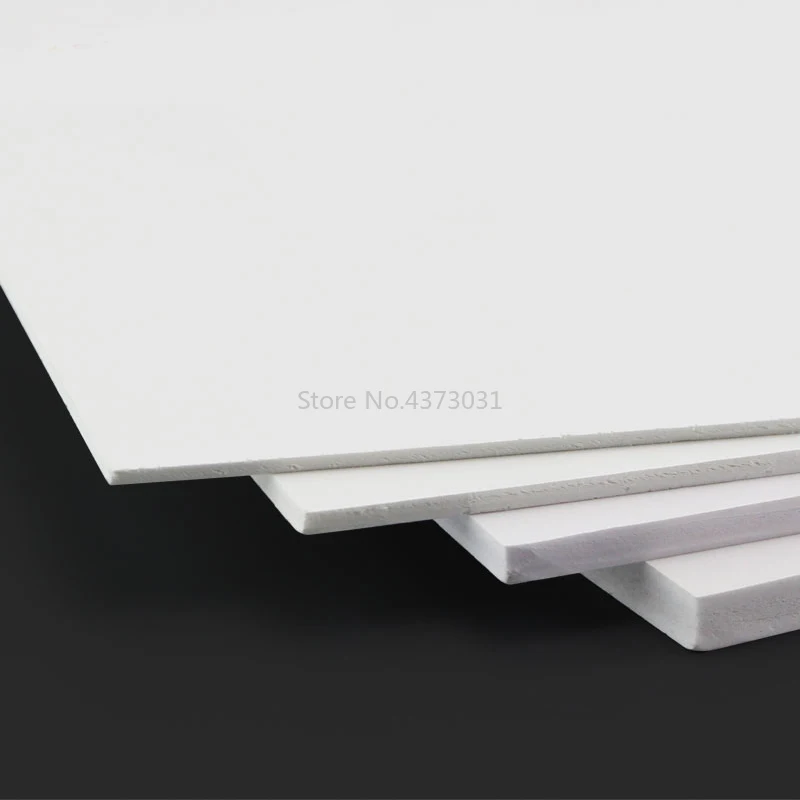 2Pcs 300x400mm White PVC foam board Model making material plastic flat ...