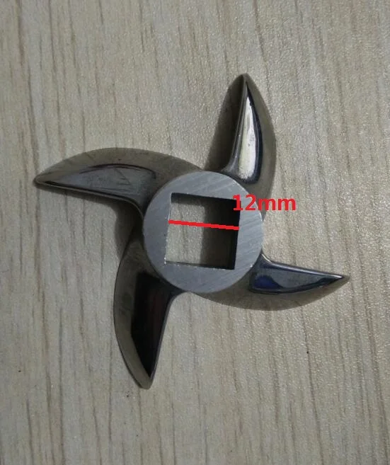 Meat Grinder Parts Blades #12 61mm 12mm Square Hole Stainless Steel ...