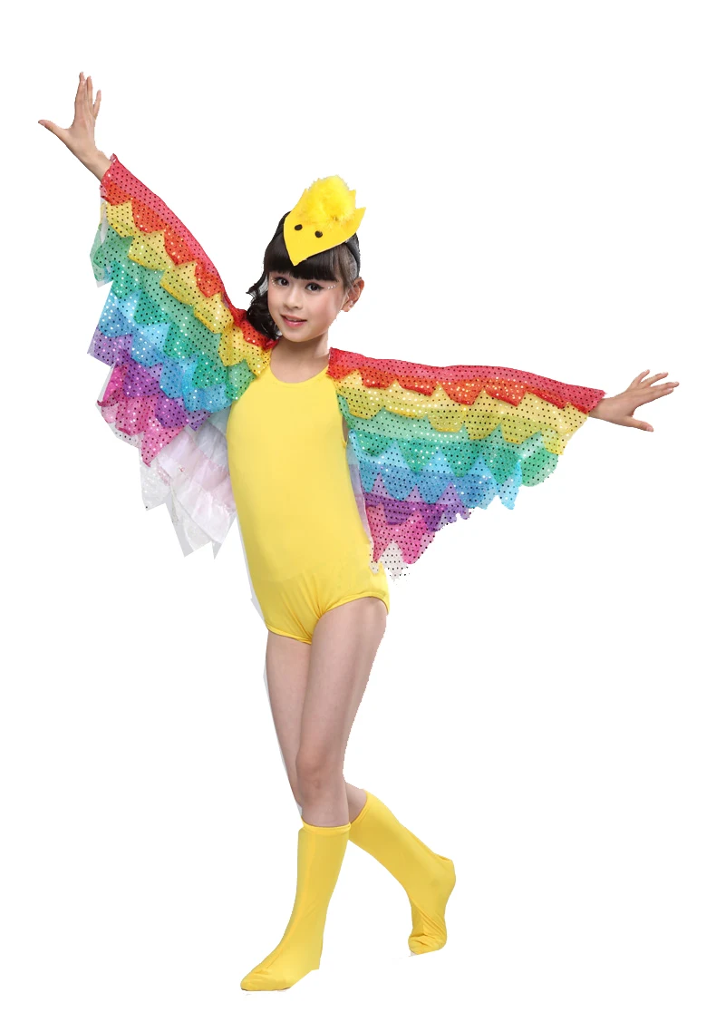 Sparrow Phoenix Wings Girls Child Dance Swan Ballet dancing Costume ...