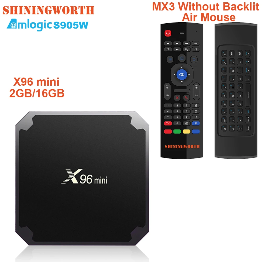X96 mini IPTV Set Top Box Android 7.1 TV Box with amlogic S905W Quad ...