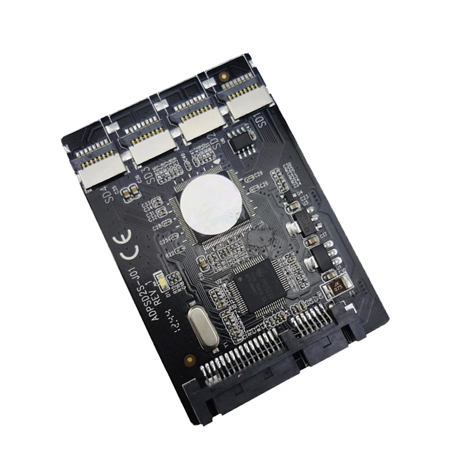 4 Micro Sd Tf Card To 7+15pin Sata Adapter Card 2.5" Hdd Enclosure With ...