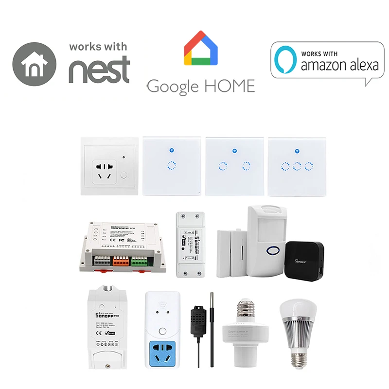 Ewelink Sonoff Wifi Switch Timer Intelligent Wireless DIY Switch 1/2/4 ...