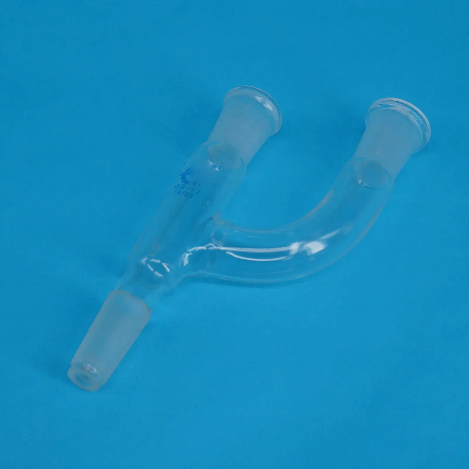 14-23-Joint-Borosilicate-Glass-Three-Way-Distillation-Head-Adapter-Lab ...