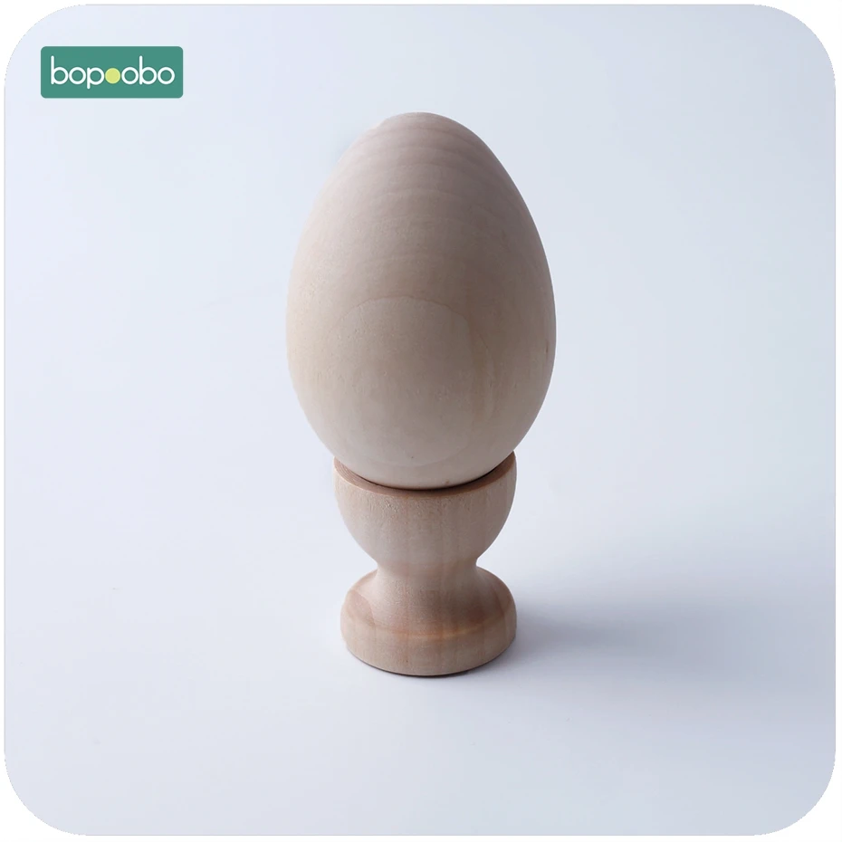 Bopobo качество еды DIY Незавершенное Деревянное яйцо и яйцо стаканчик ...