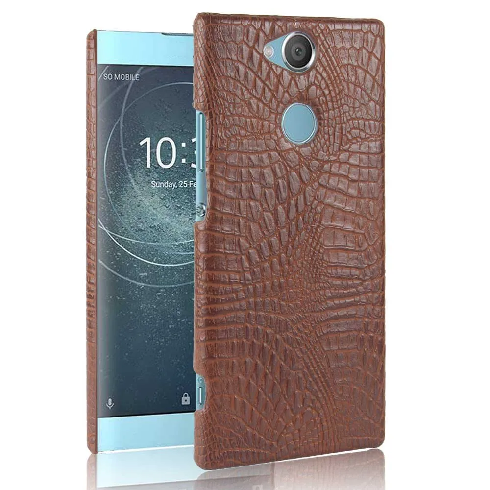 SUBIN New Case For Sony Xperia XA2 5.2" Luxury Crocodile Skin PU ...