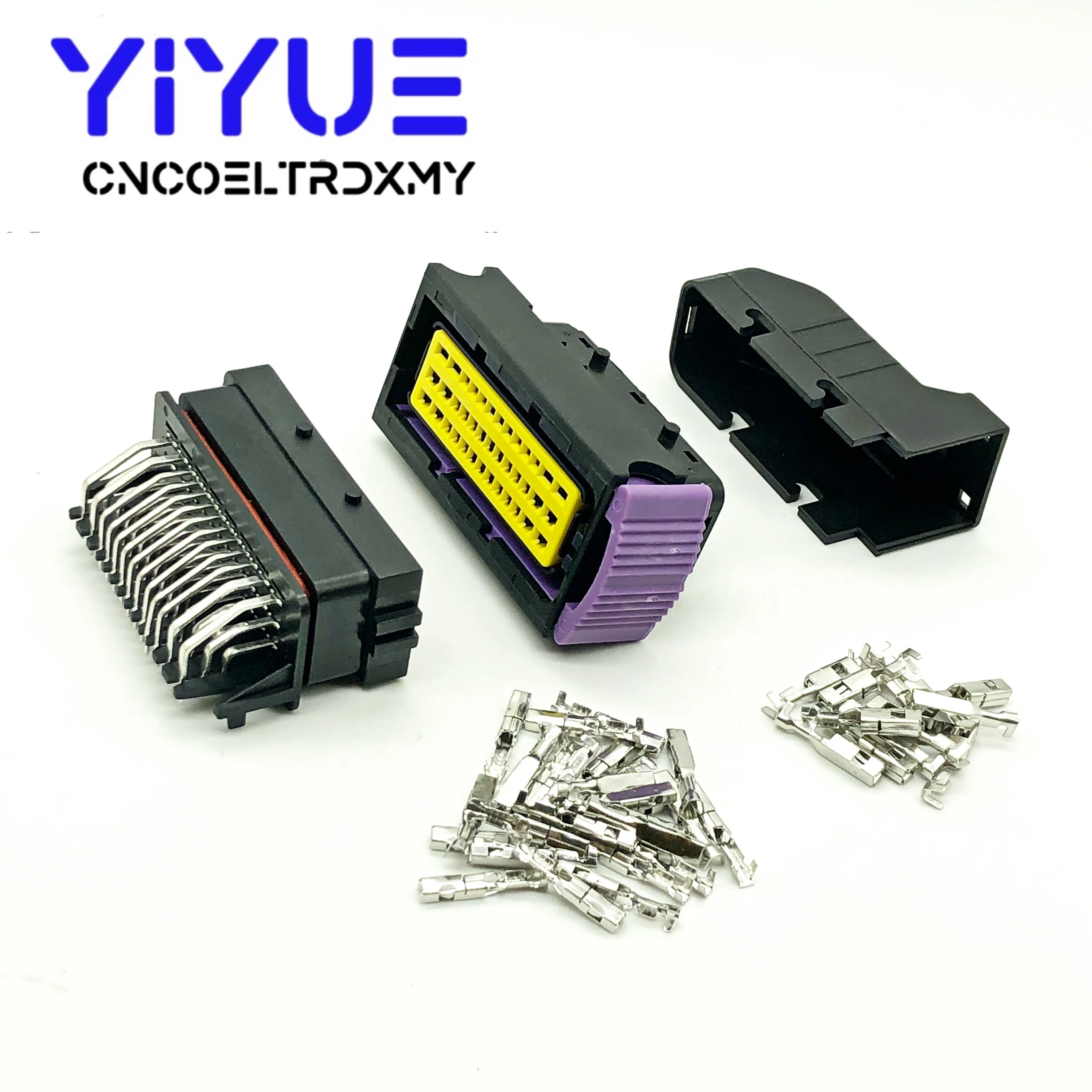 Conector fci automotivo de ecu, sistema de controle pcb fêmea e macho ...