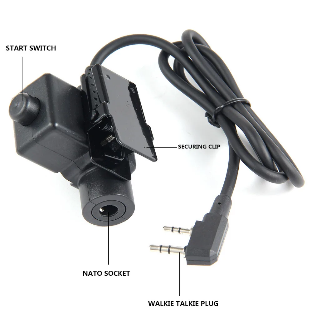 Z-TAC тактические наушники U94 гарнитура PTT военный радио для Kenwood ...