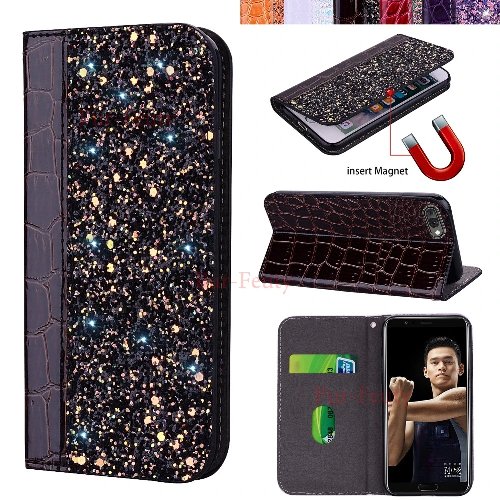 Para Huawei Honor 10 COL L29 TL10 de Dermatoglyph alta calidad Flip ...