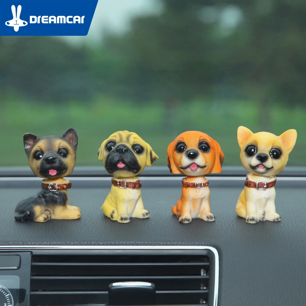 DREAMCAR Nodding Dog For The Car Dolls Super Cute Dog Shakes His Head ...