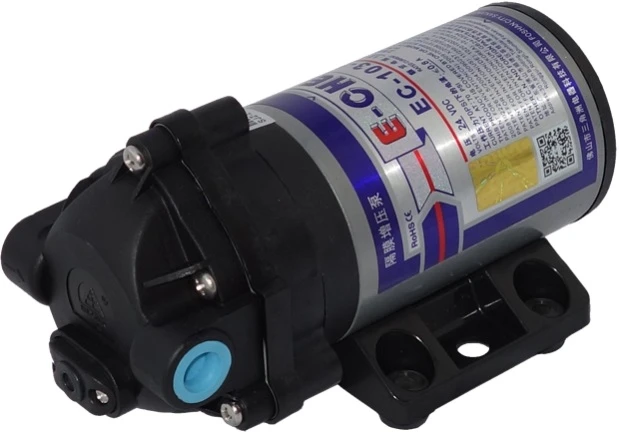 Bomba autocebante 50GPD DC 24V, sistema purificador de agua, bomba de refuerzo de diafragma RO ...