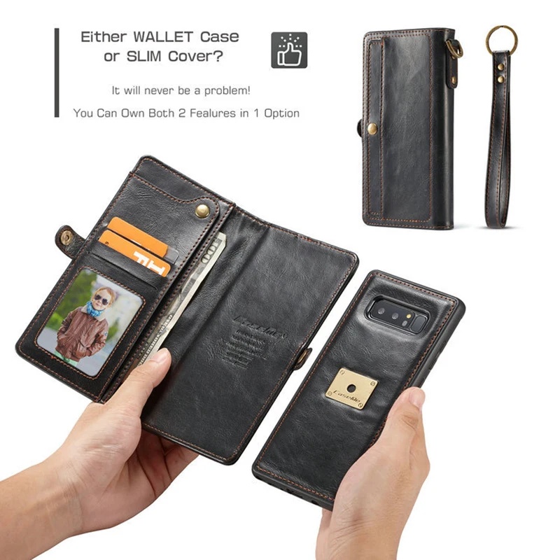 Note 9 Wallet Case Caseme Protective Credit Card Leather Flip Cover ...