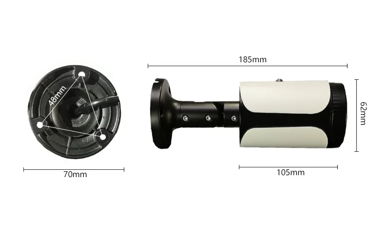 Plug-Play HIKVISION NVR Wide-Angle 5MP IP Bullet Camera Waterproof ...