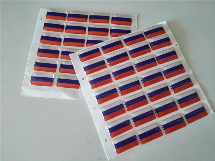 500pcs National Russia Federation Flags Car Window Door Handle Steering ...