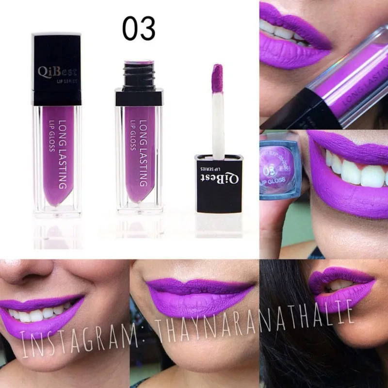 Lavendar-Purple-long-lasting-lipstick-matte-waterproof-makeup-lip-stick ...